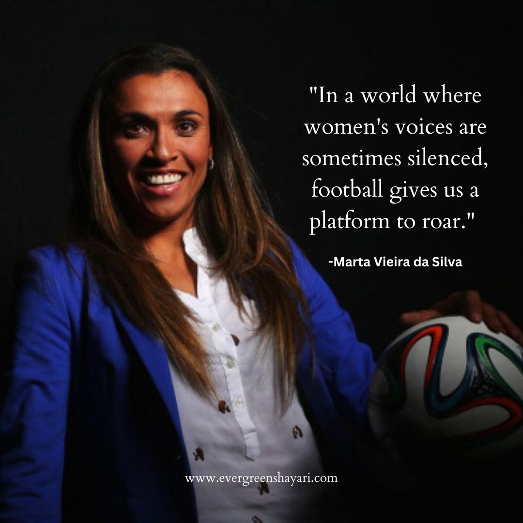 95 Powerful Women's Football Quotes That Inspire - Evergreen Shayari ...